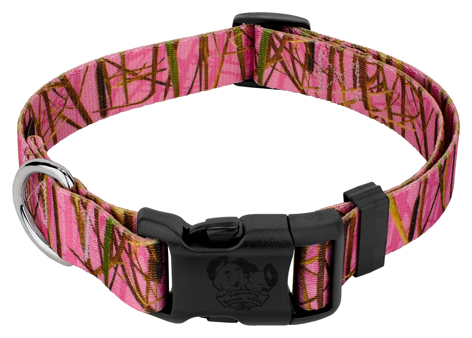 Country Brook Petz® Deluxe Pink Waterfowl Camo Collar - Made in The U.S ...
