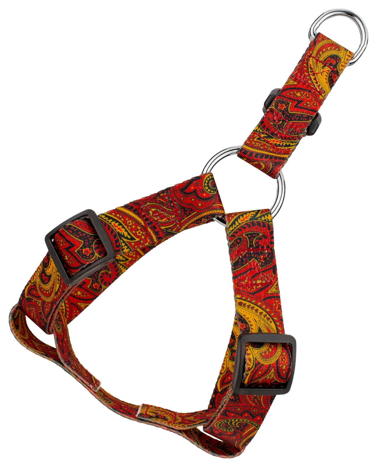 Country Brook Petz® Fire Paisley Step-In Dog Harness, Large - Walmart.com