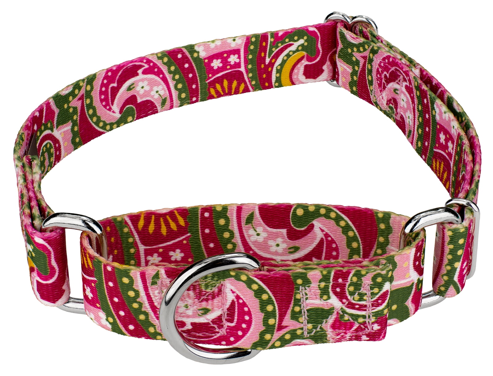 Country Brook Petz® Pink Paisley Martingale Dog Collar, Medium - Walmart.com