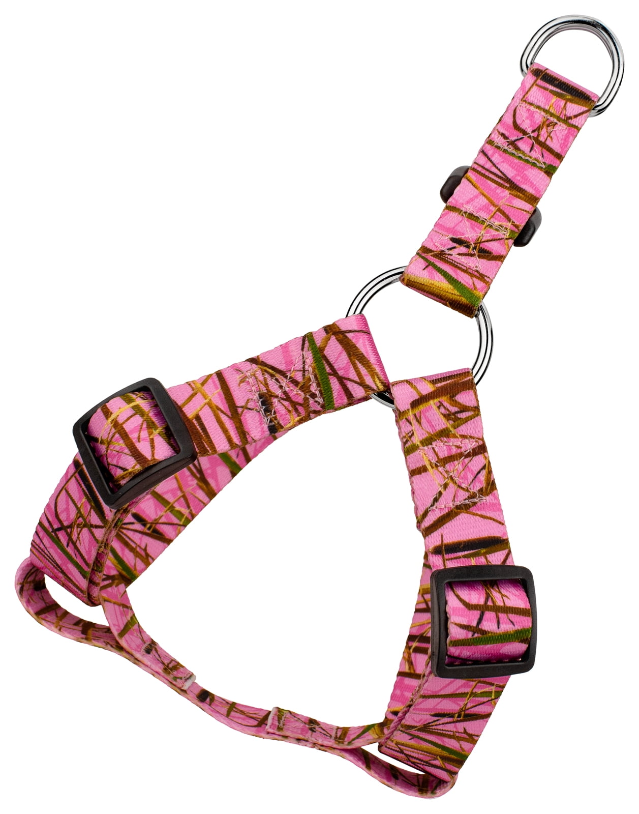 Country Brook Petz® Pink Waterfowl Camo Step-In Dog Harness, Small ...