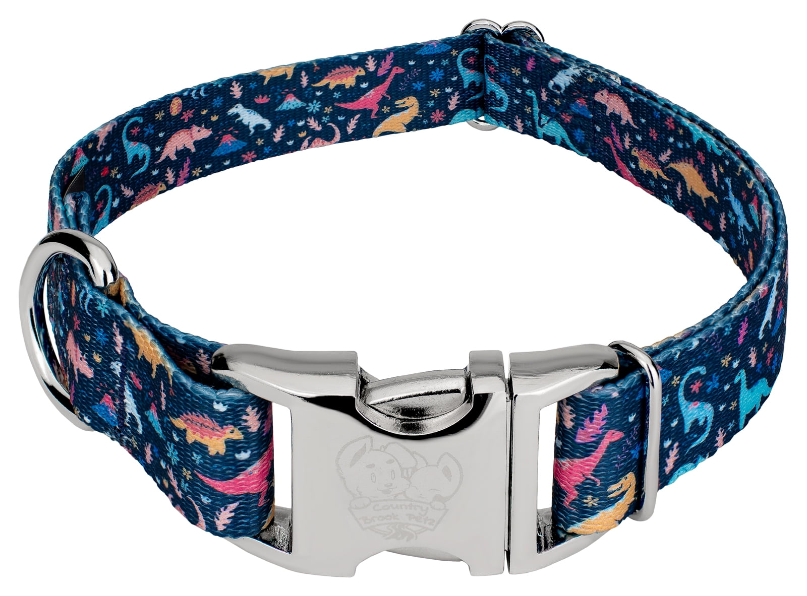 Country Brook Petz® Premium Dinosaurs Dog Collar, Small - Walmart.com