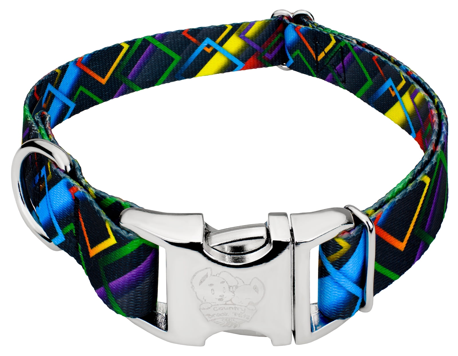 Country Brook Petz® Premium Memphis 90s Dog Collar, Large - Walmart.com