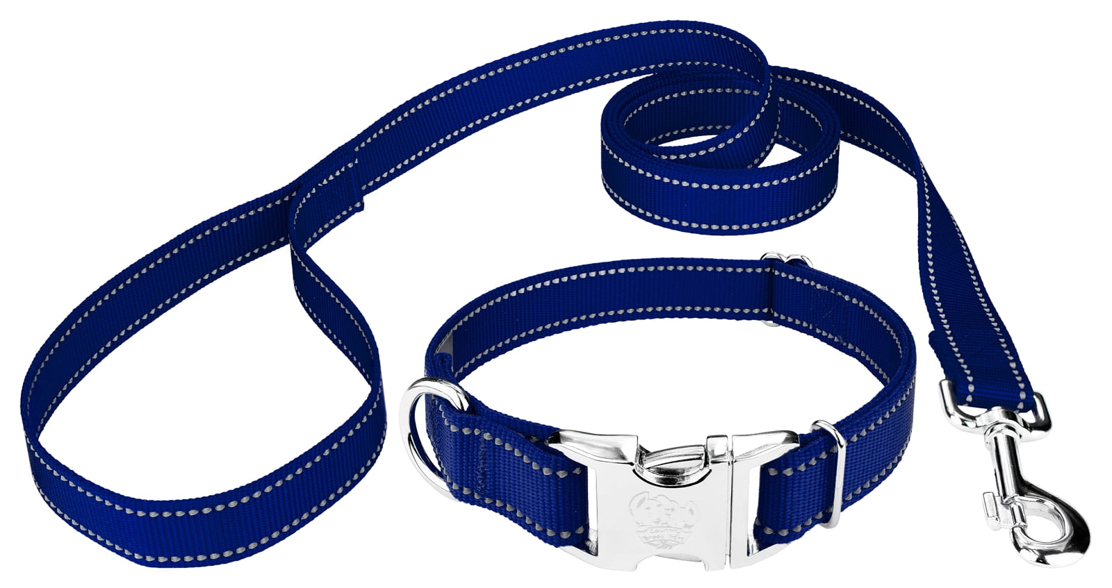 Country Brook Petz - Premium Reflective Nylon Dog Collar & Leash ...