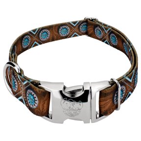 Country Brook Petz® Premium Burgundy and Gold Camo Dog Collar Limited ...