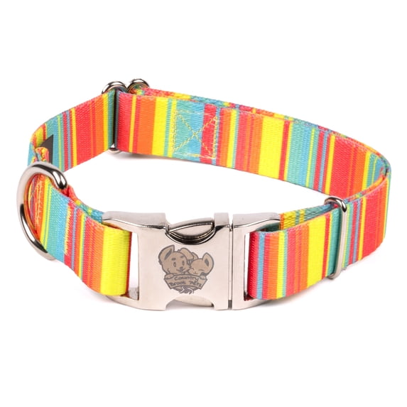 Country Brook Petz® Premium Sorbet Stripes Dog Collar, Small - Walmart.com