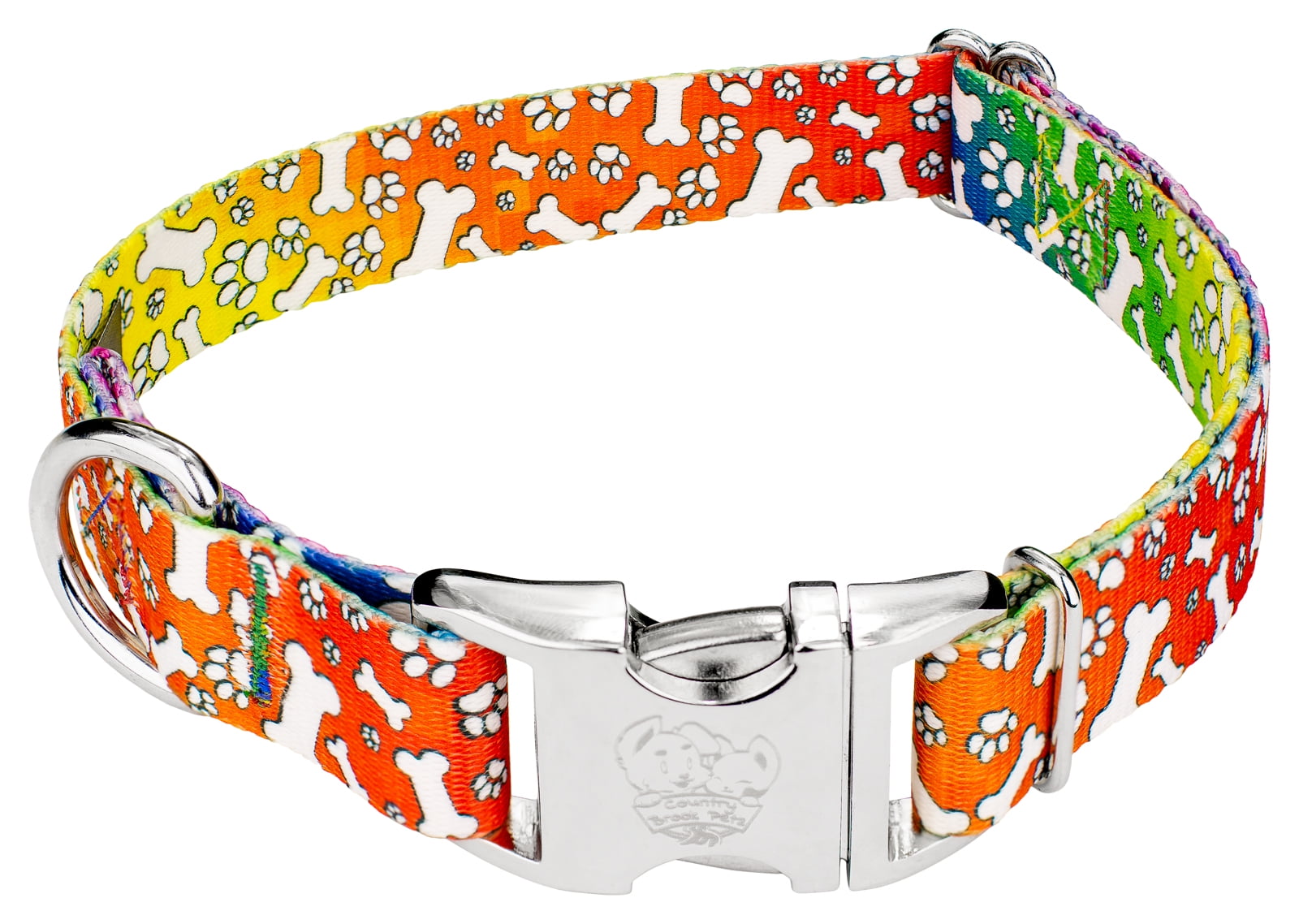 Country Brook Petz® Premium Trippy Doggo Dog Collar, Large - Walmart.com