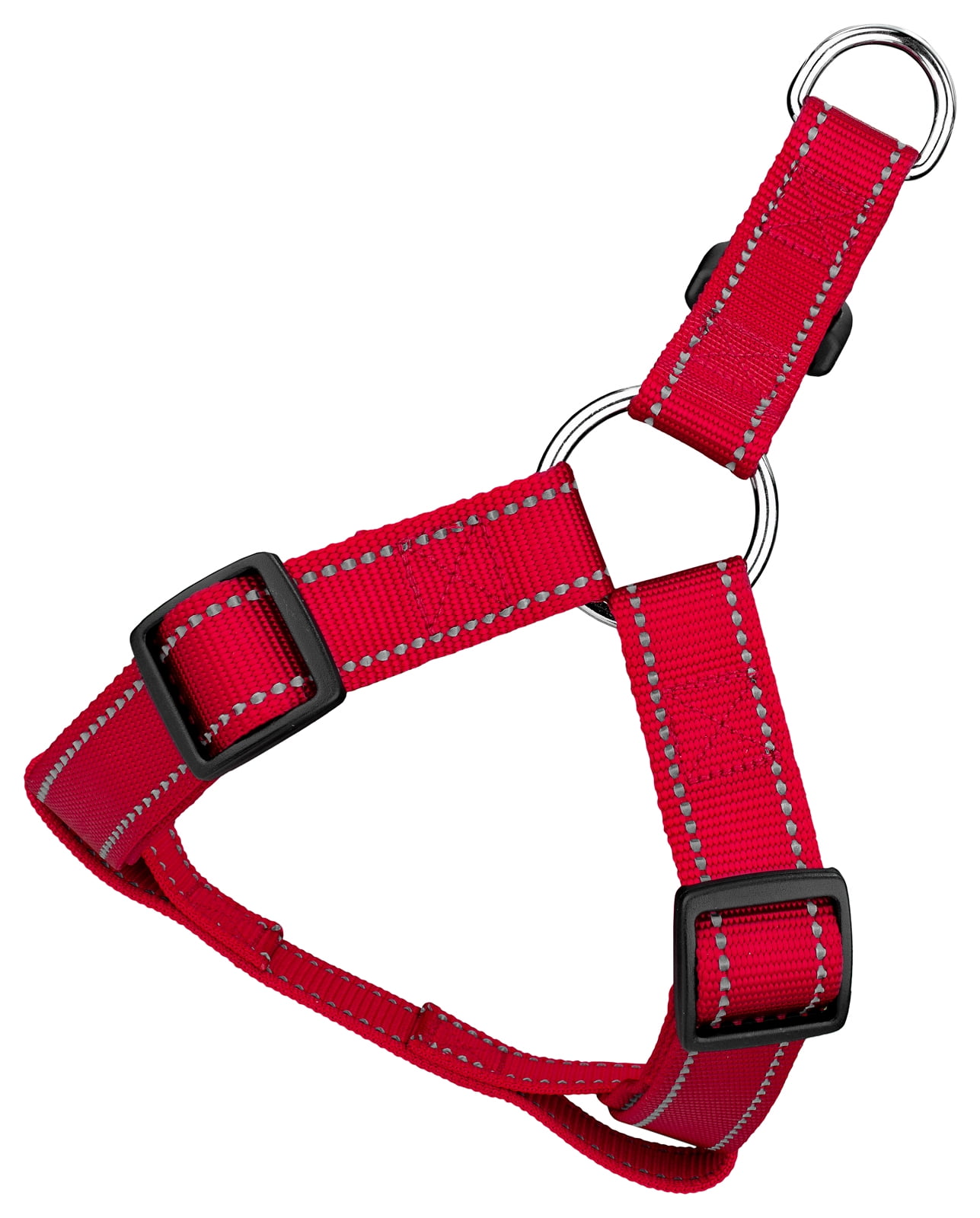 Country Brook Petz® Red Reflective Nylon Step-In Dog Harness - Large ...