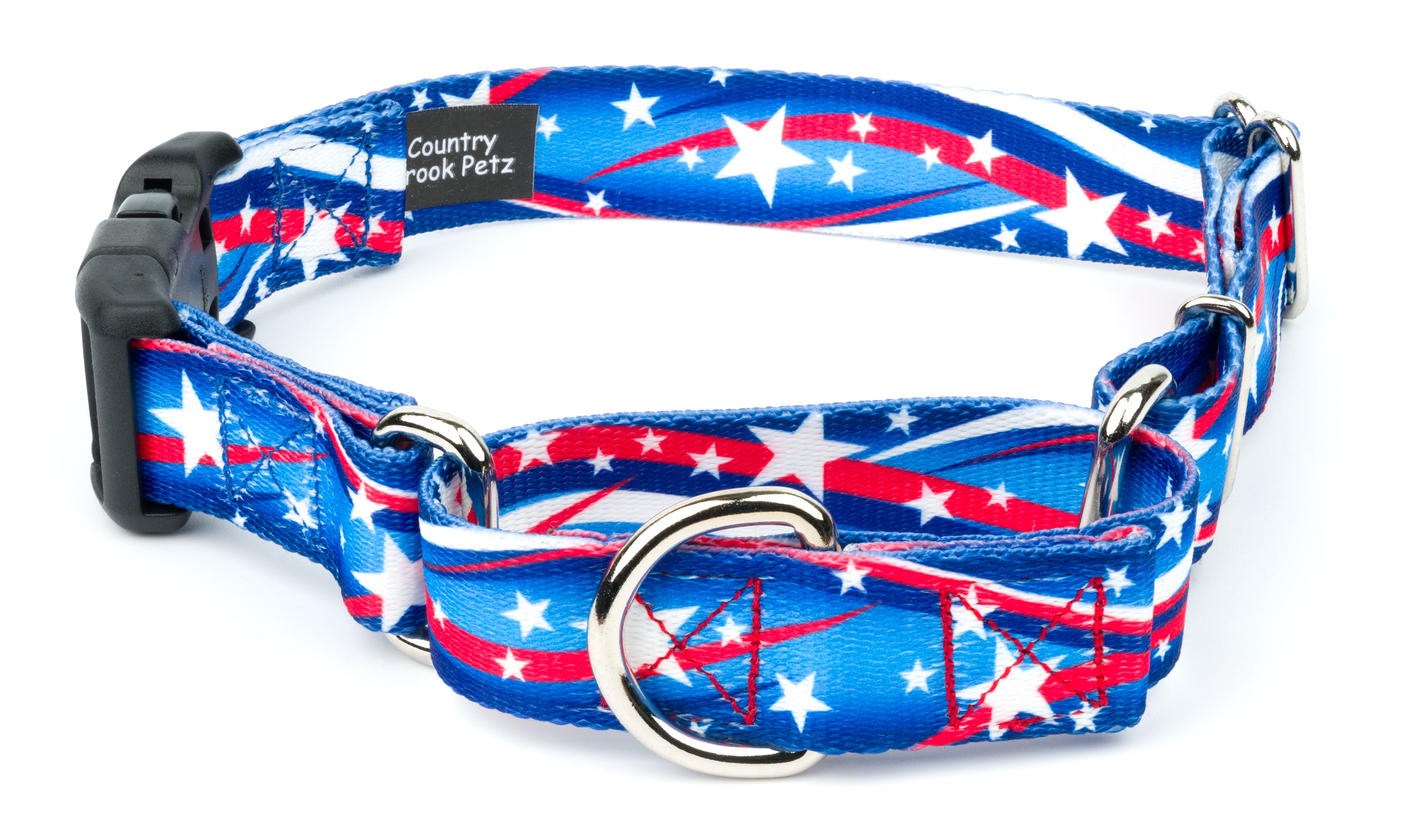 Country Brook Petz® Star Spangled Martingale With Deluxe Buckle, Small ...