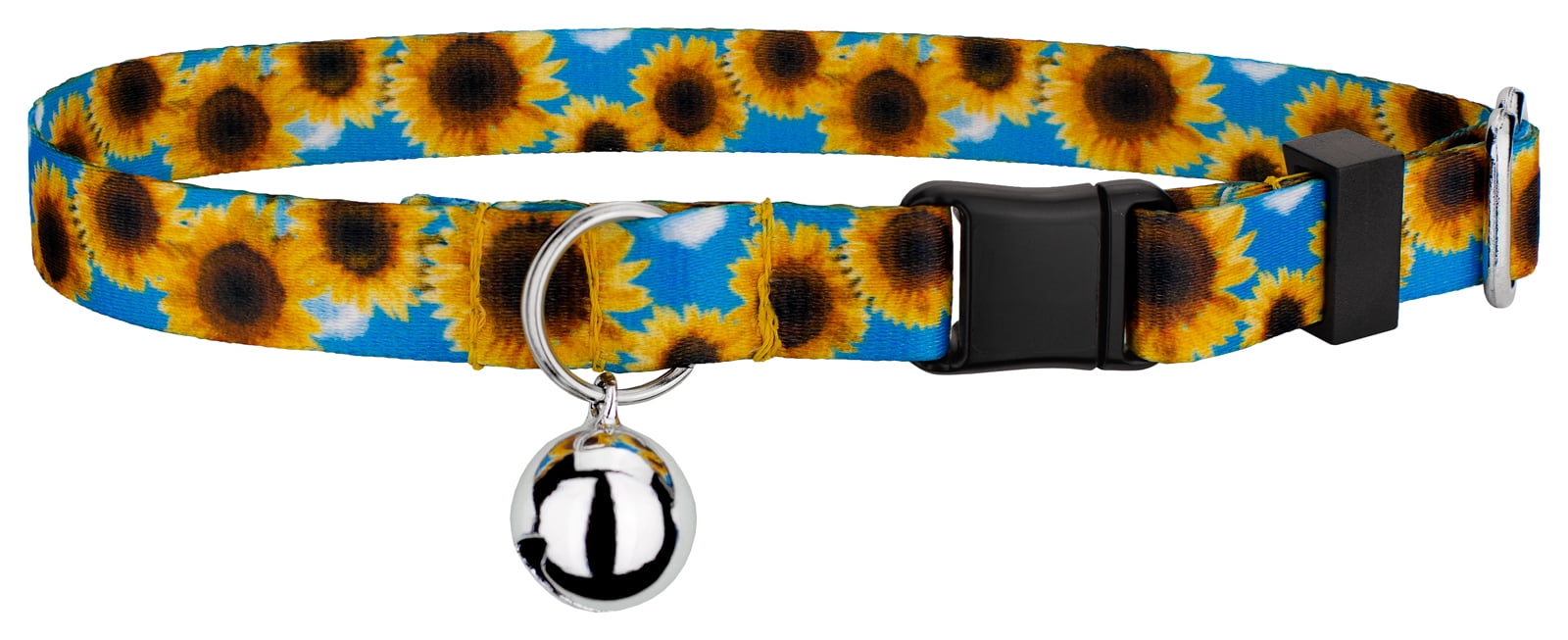 Country Brook Petz - Sunflowers Cat Collar with Bell - Floral ...