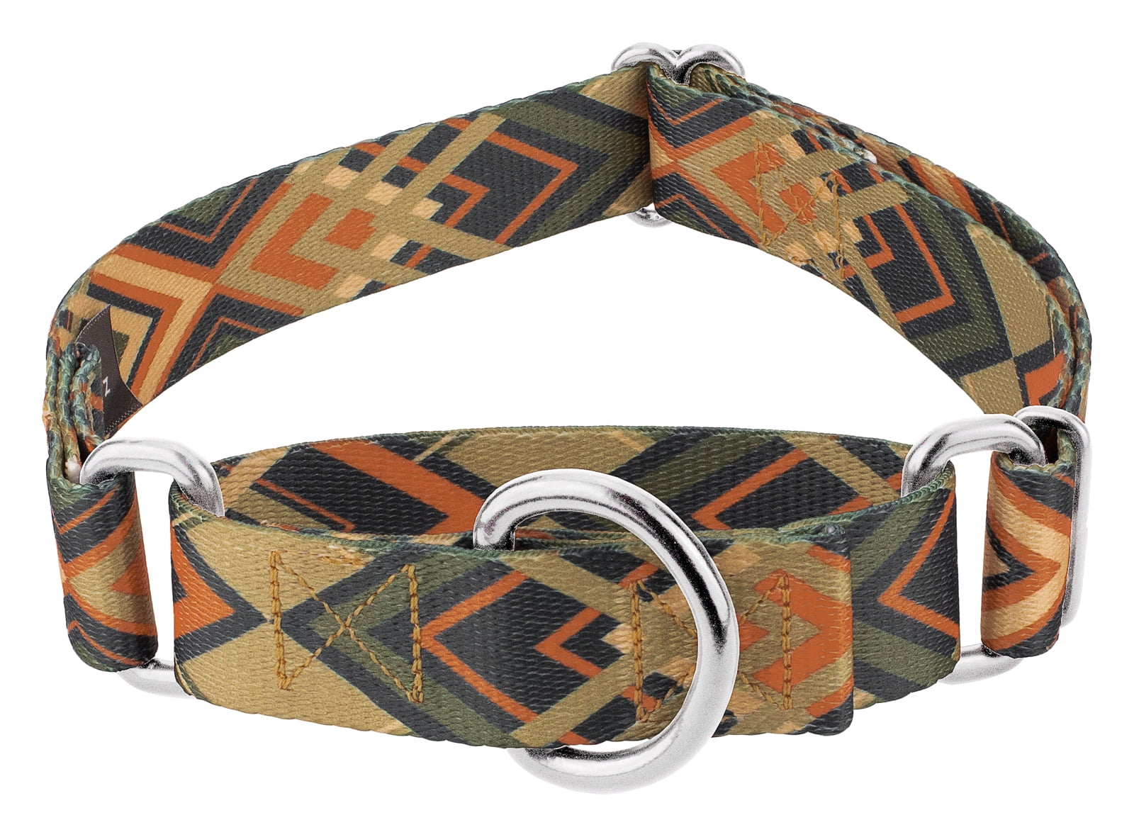 Country Brook Petz® Terracotta Arrows Martingale Dog Collar, 2XS ...