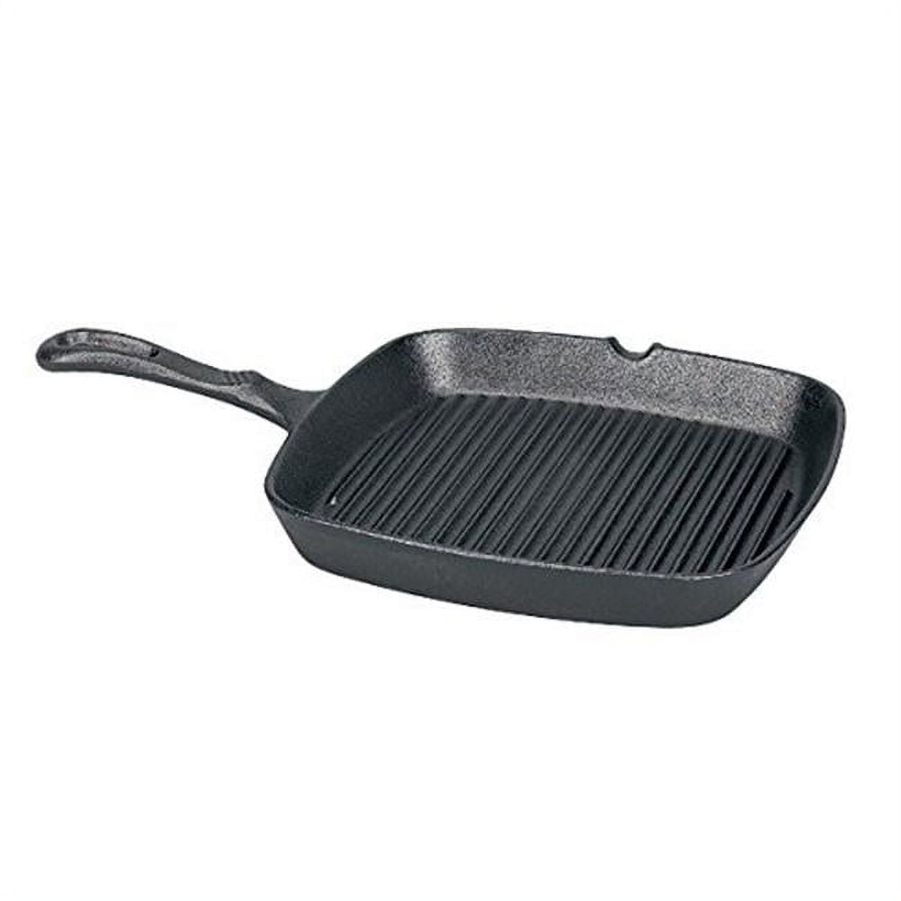 Country Cabin Cast Iron Ribbed Square Grill Pan - Walmart.com