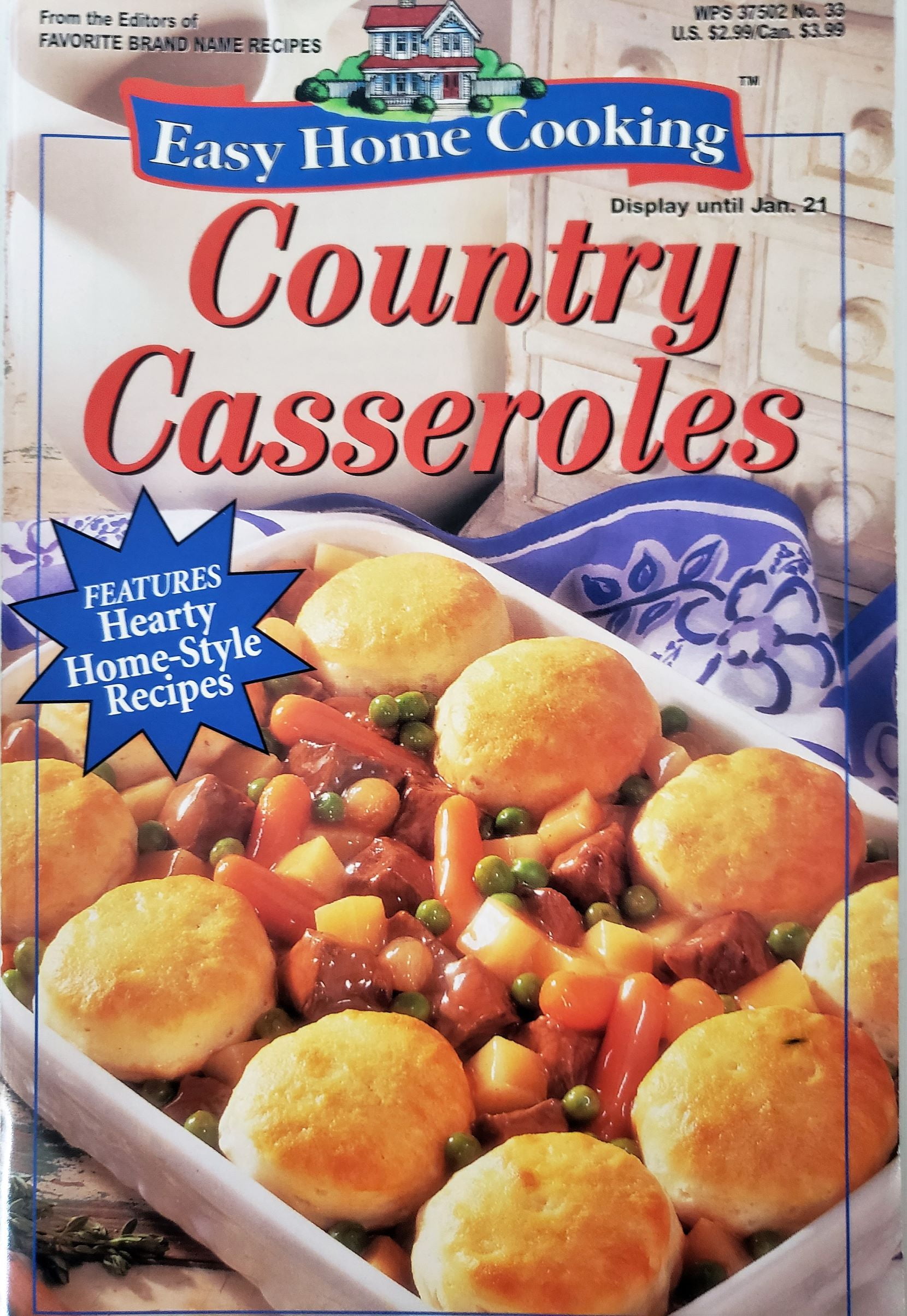 Country Casseroles No. 33 (Easy Home Cooking) (Small Format Staple ...