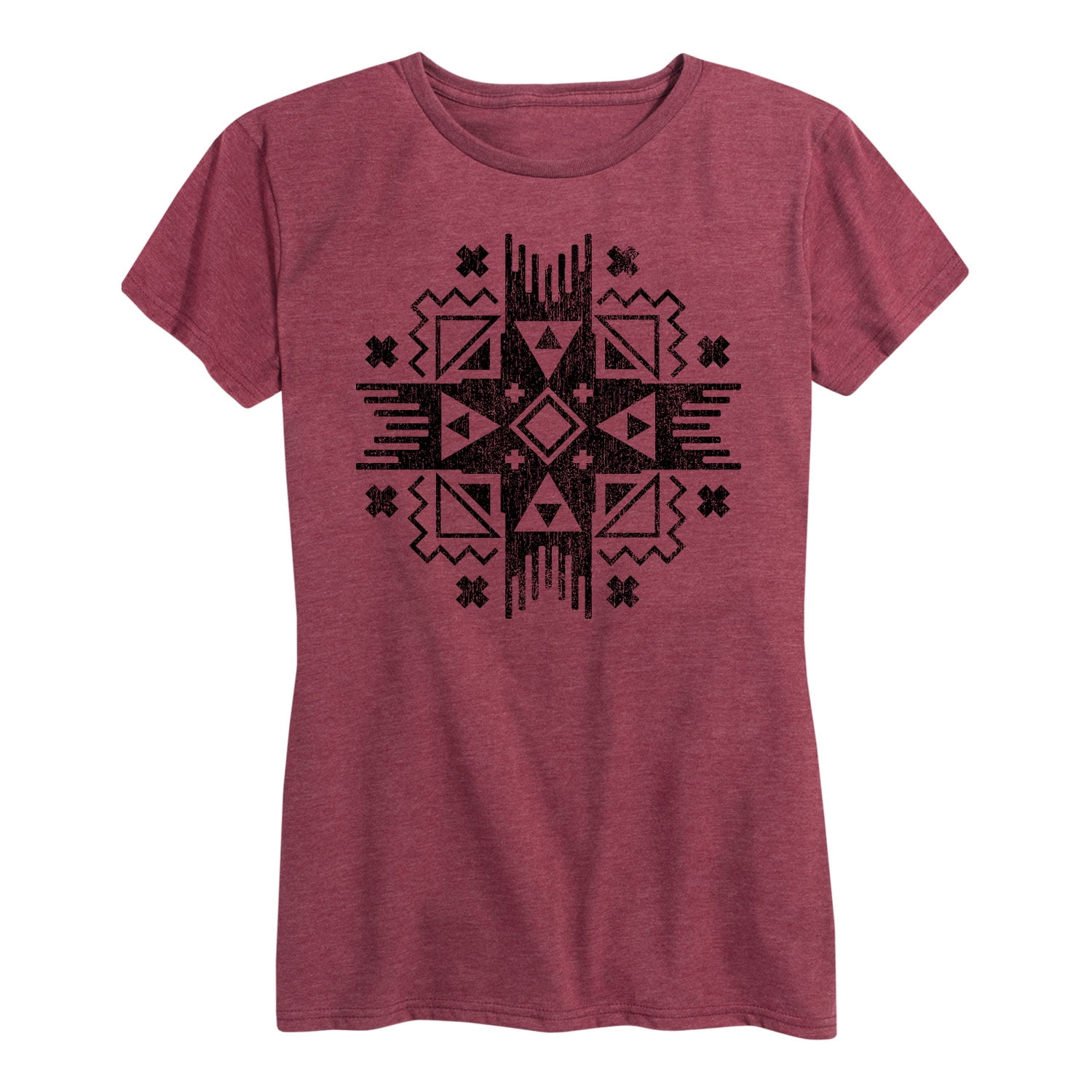 Instant Message - Southwestern Cross Design - Women's Short Sleeve ...