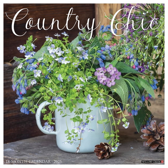 Country Chic 2025 Wall Calendar - Walmart.com