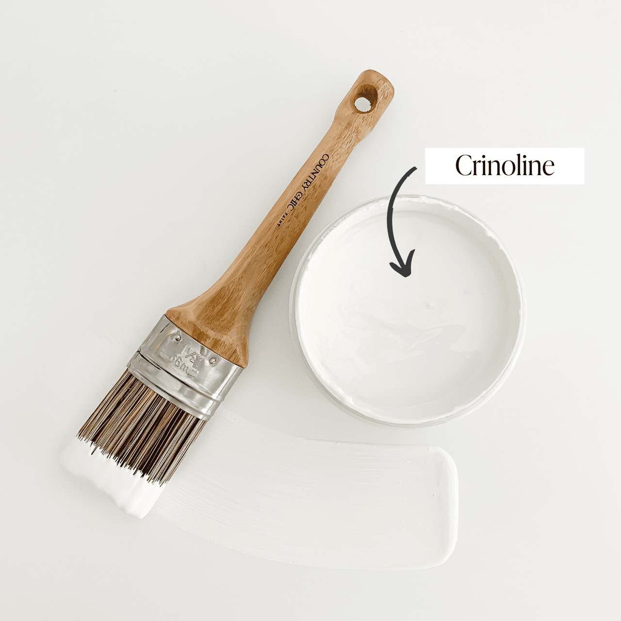 Country Chic Paint, Chalk Style Matte Finish, Crinoline, 4 fl oz ...