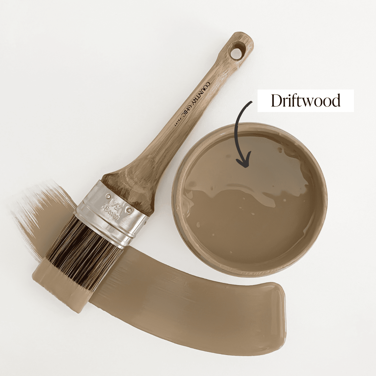 Country Chic Chalk Style Paint for Furniture, Driftwood, 4 fl oz ...