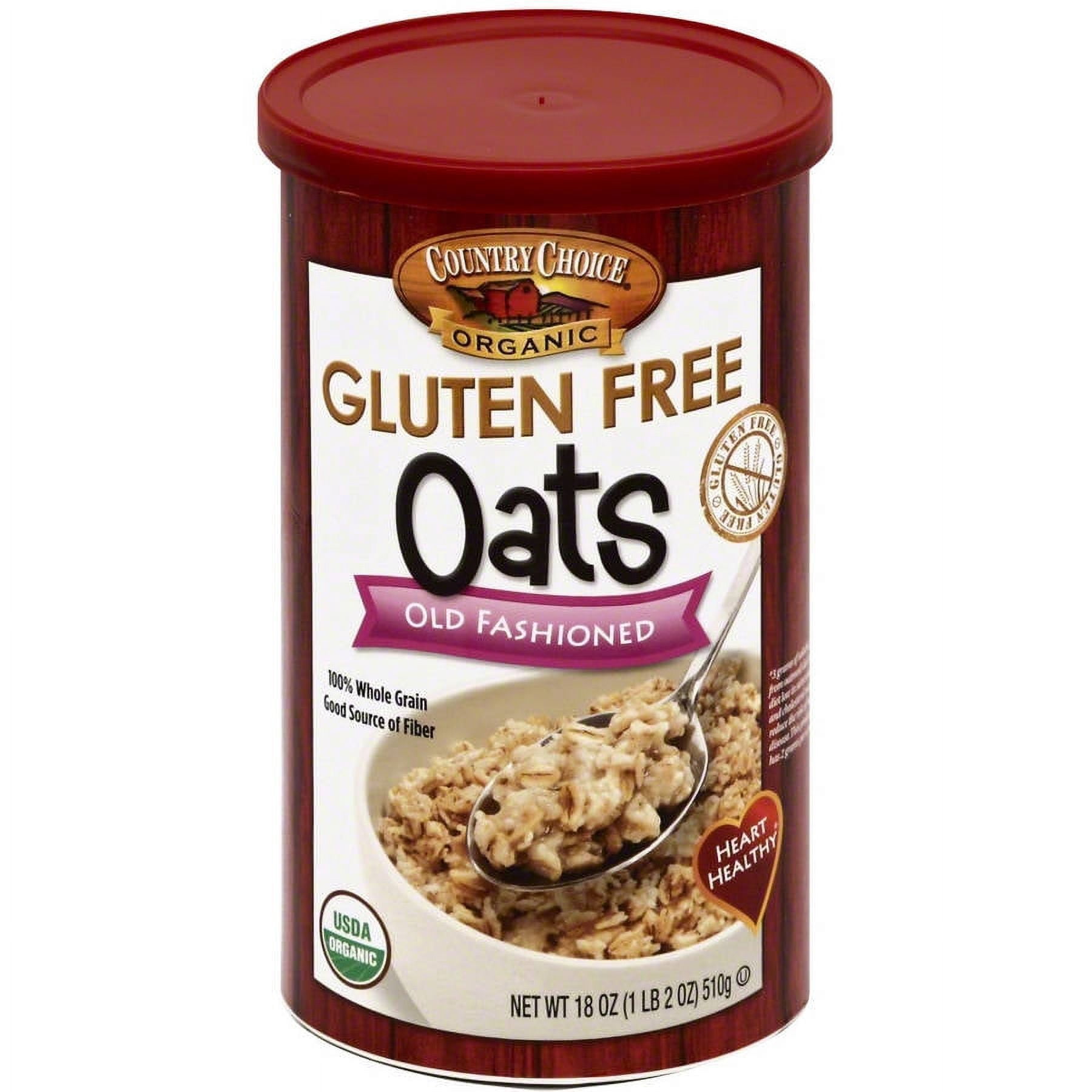 Country Choice Oats Gluten Free Old Fashion, 18 oz, (Pack of 6 ...