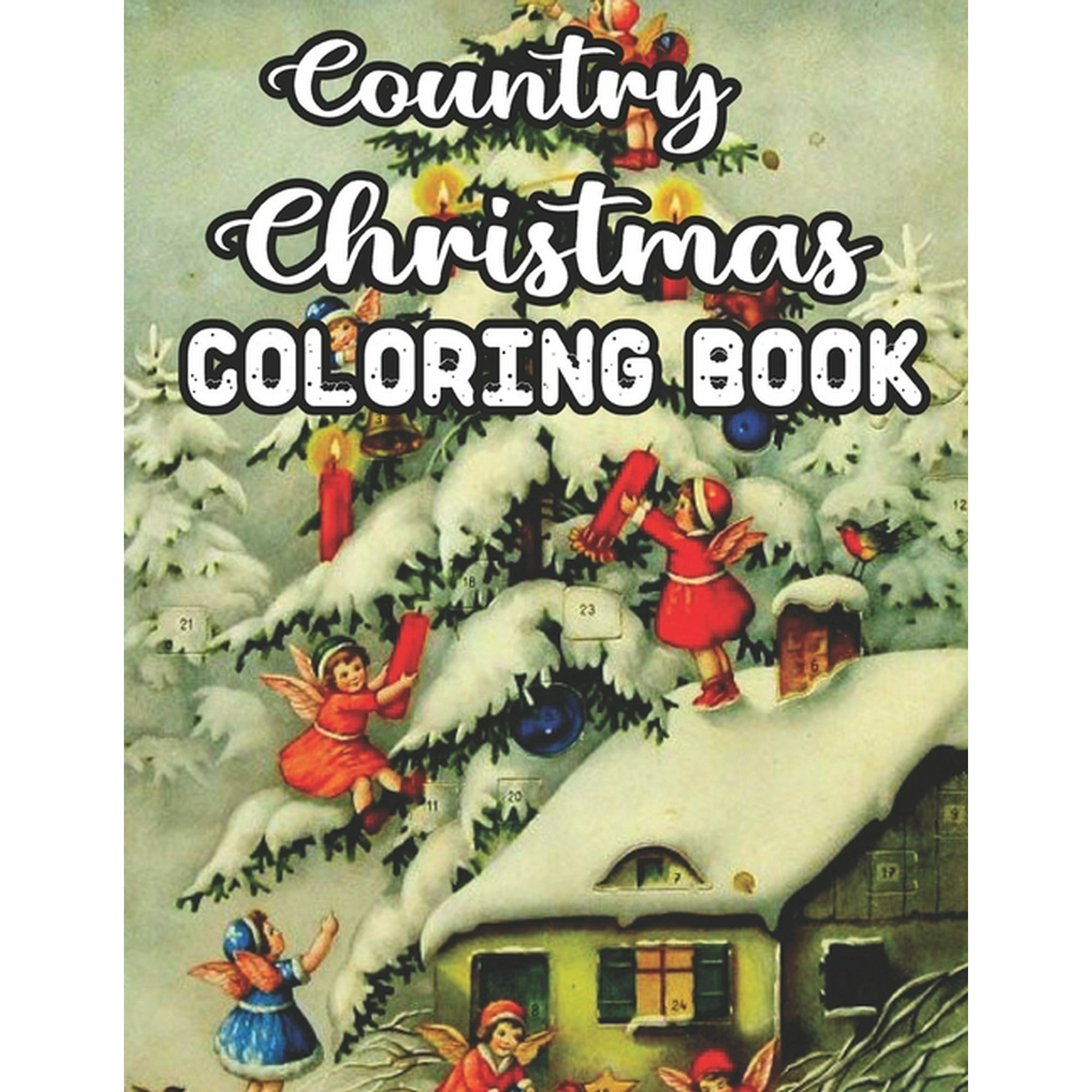 Christmas Scene Coloring Pages
