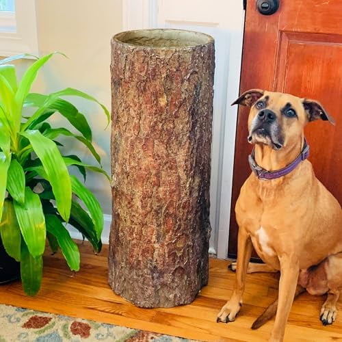 Country Container & Storage Stump. Unique Woodland Farmhouse Bin ...