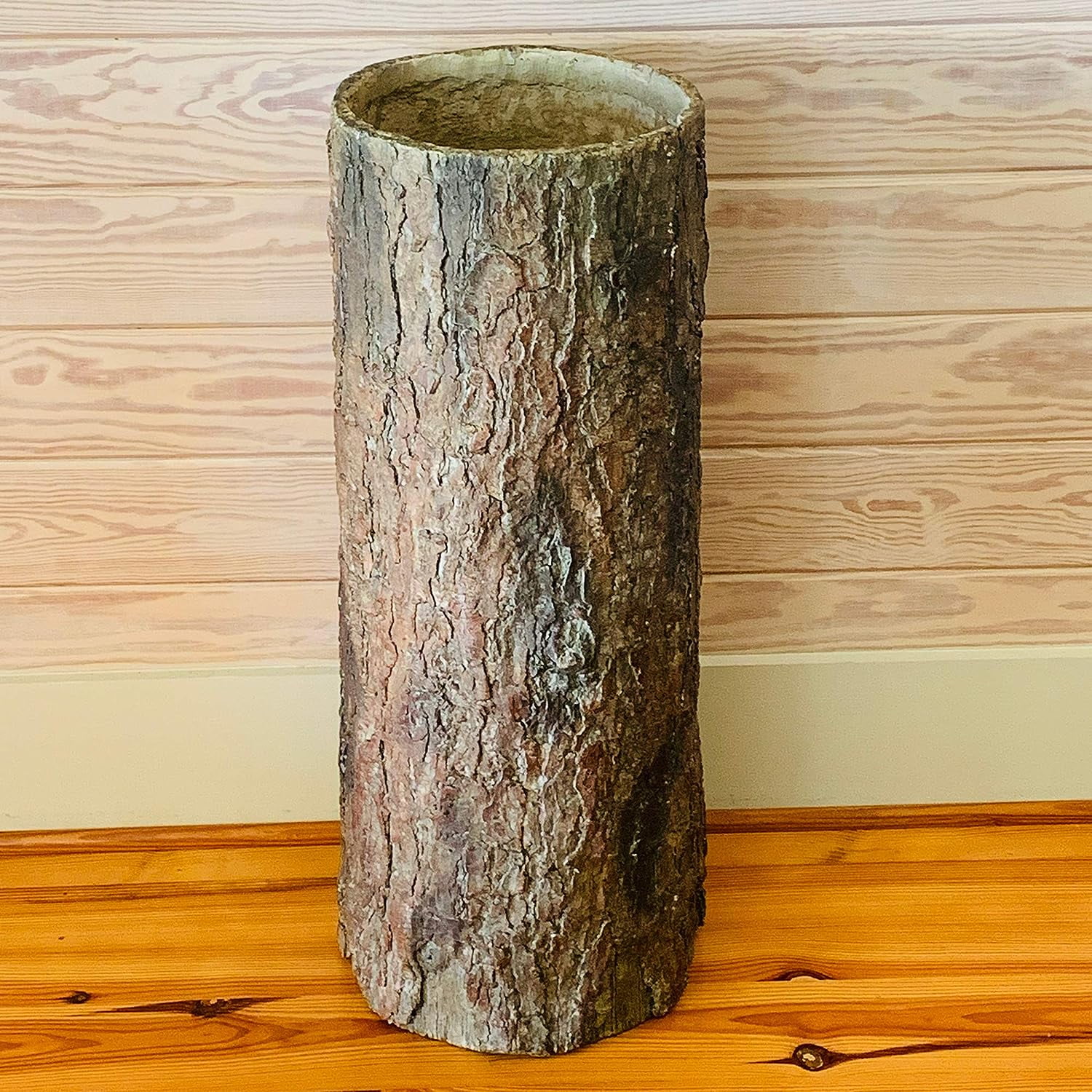 Country Container & Storage Stump. Unique Woodland Farmhouse Bin ...