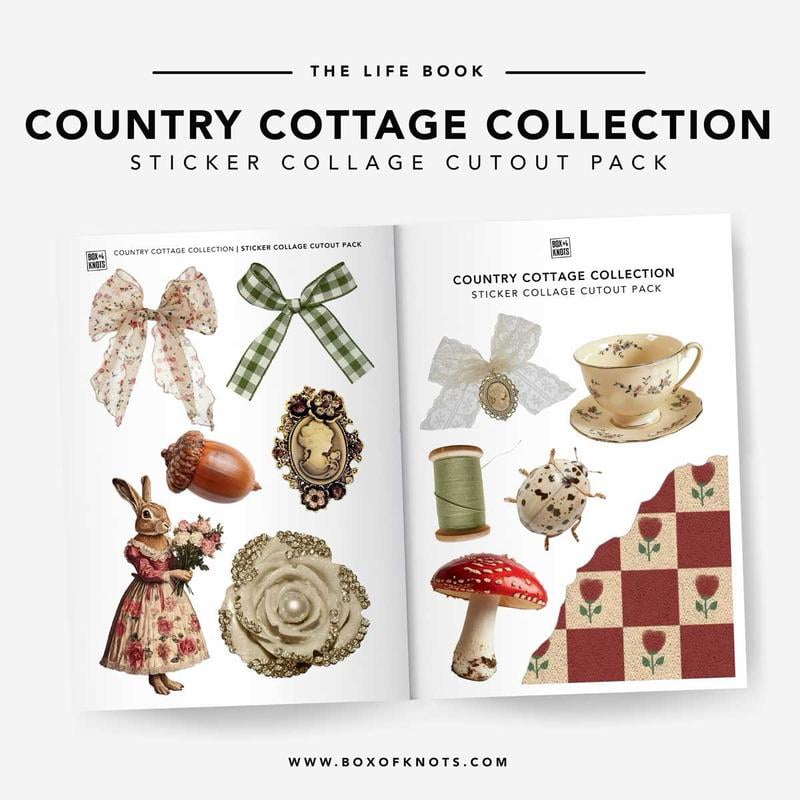 Country Cottage Collection Pack | Sticker Collage Club | Full Sticker ...