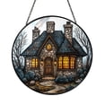 Country Cottage Window Decor – Decorative Stained Glass Style ...