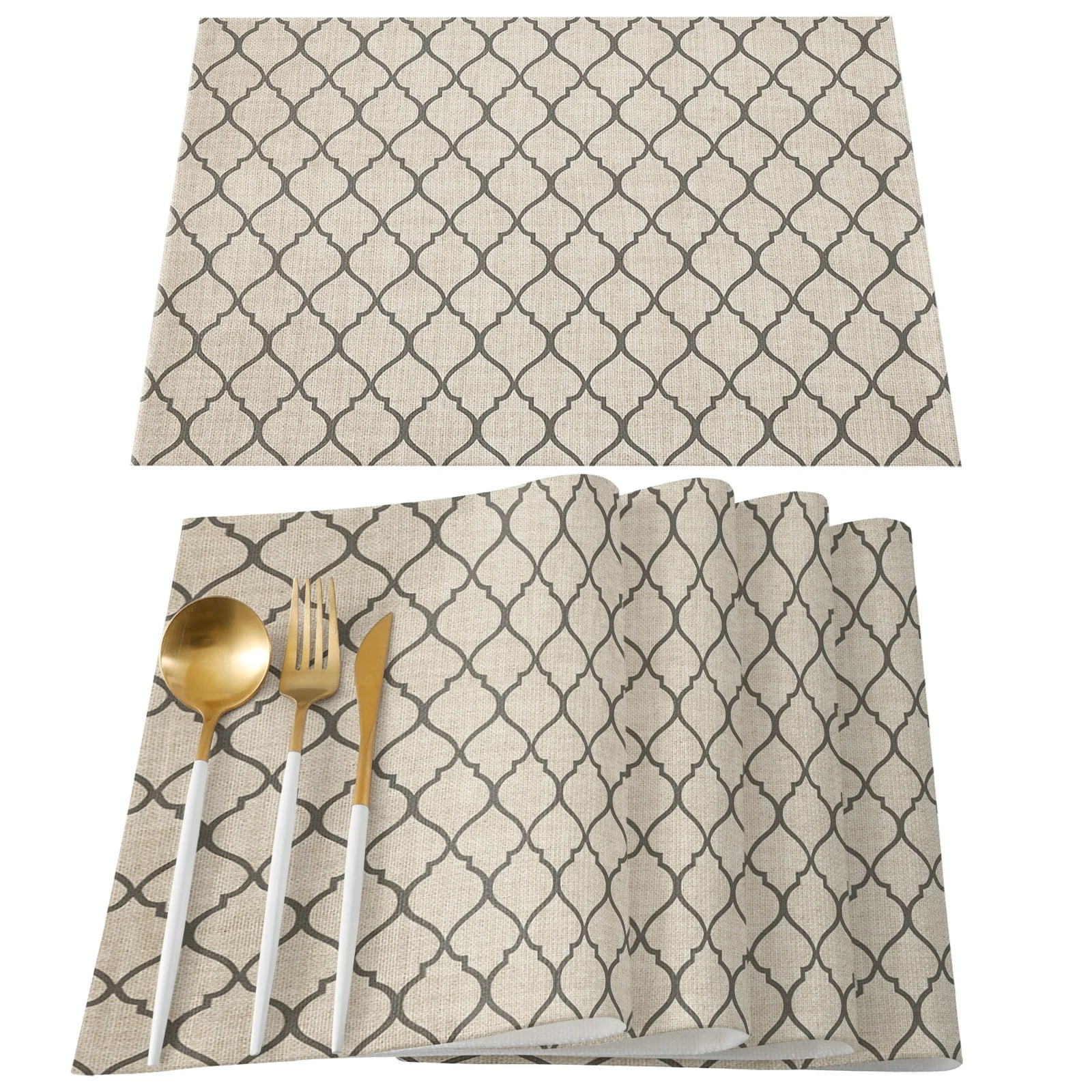 Country Countryside Vintage Table Mats for Dining Table Kitchen ...