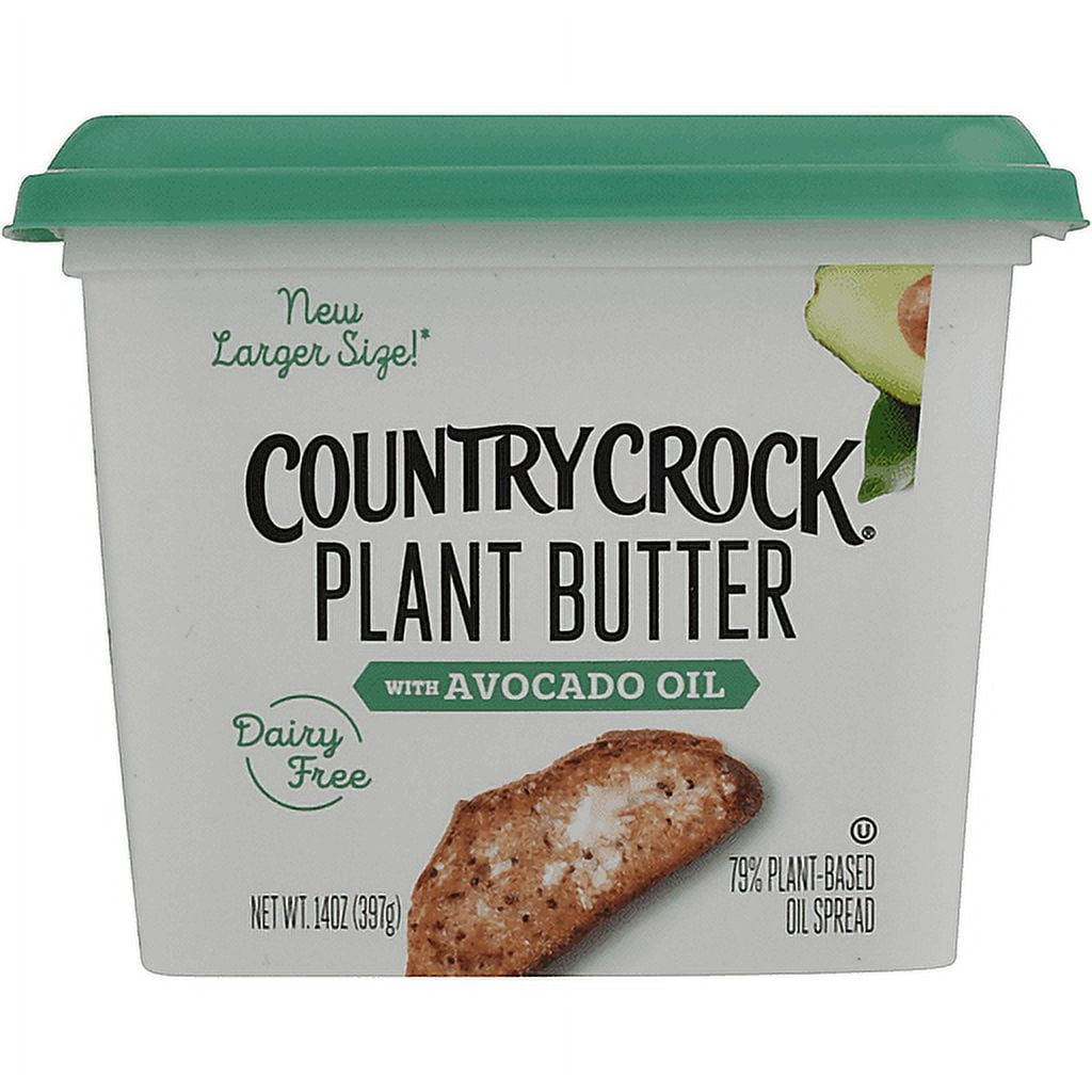 Country Crock Plant Butter with Avocado Oil, 14 oz Tub (Refrigerated ...