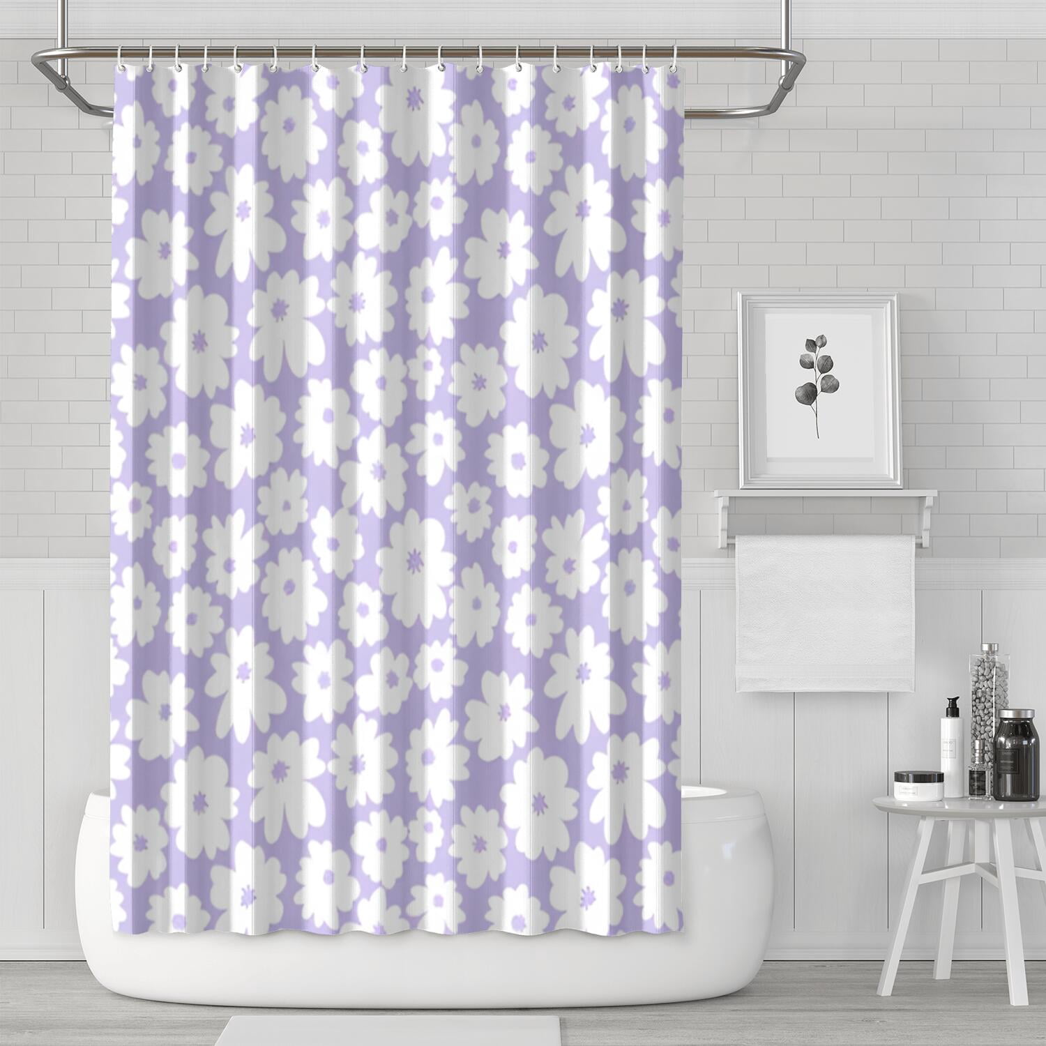 Country Daisy Farm Theme Shower Curtain 72x72 Inch Quick Dry Fade ...