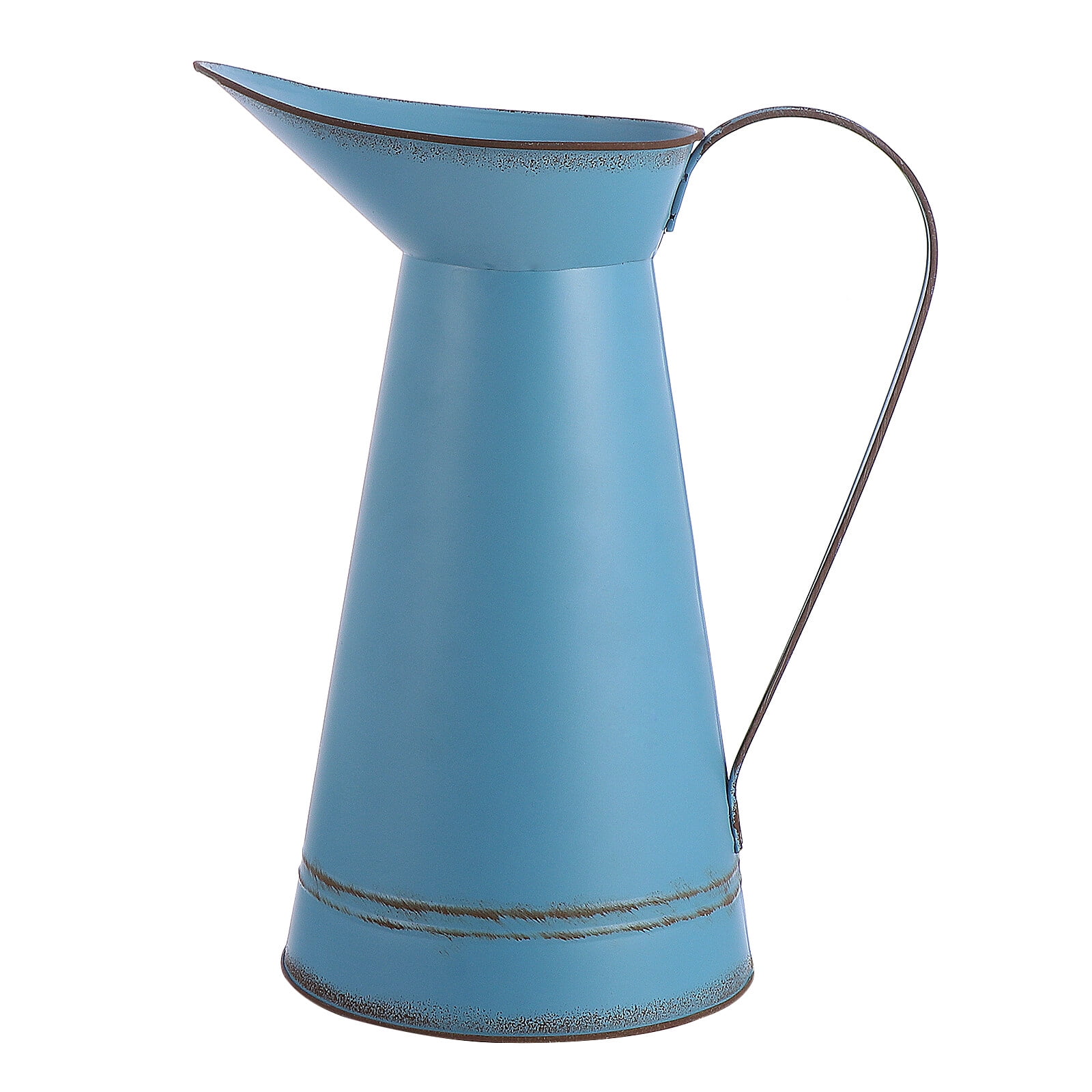 Country Decor Bouquet Tin Flower Bucket Decorative and Functional ...