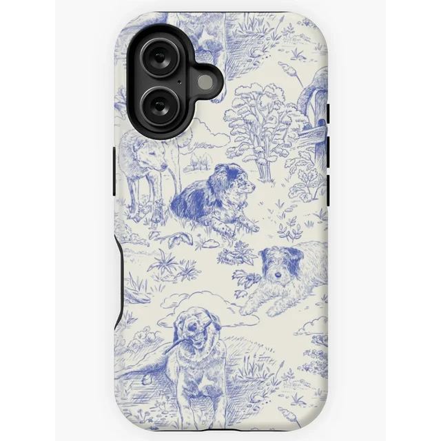 Country Dogs Case iPhone 11 12 13 14 15 16 Pro Max Collie Aussie Jack ...