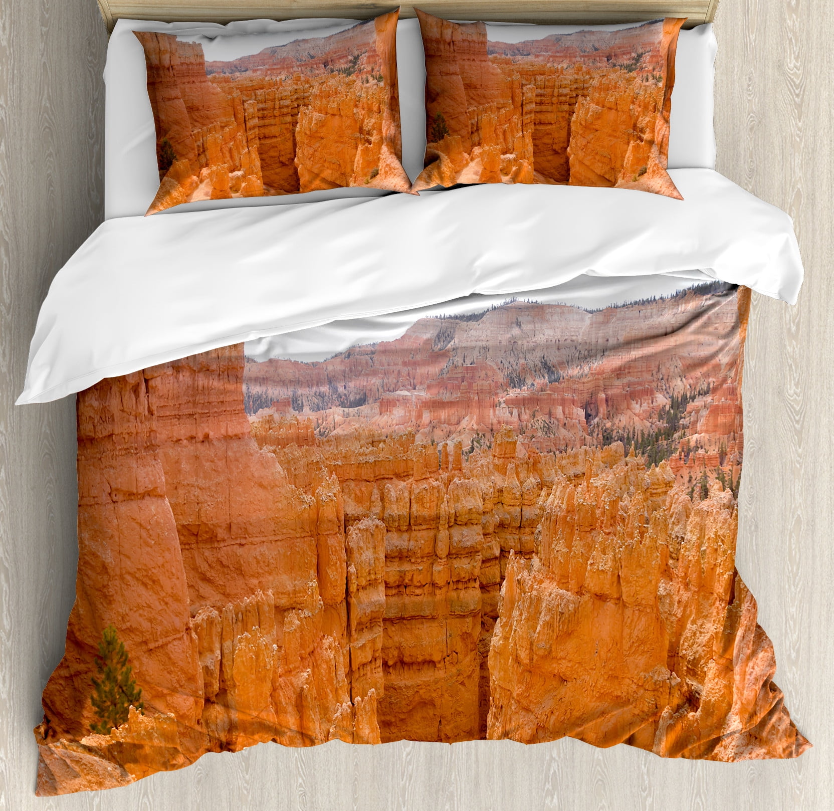 Country Duvet Cover Set, Red Hoodoo Rocks in Bryce Canyon National Park ...