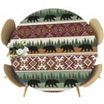 Country Farm Round Tablecloth 36-44 Inch Round Fitted Table Cloth with ...
