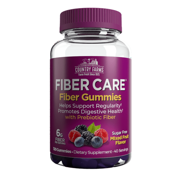 Country Farms Fiber Care - Mixed Fruit 6 g 120 Gummies