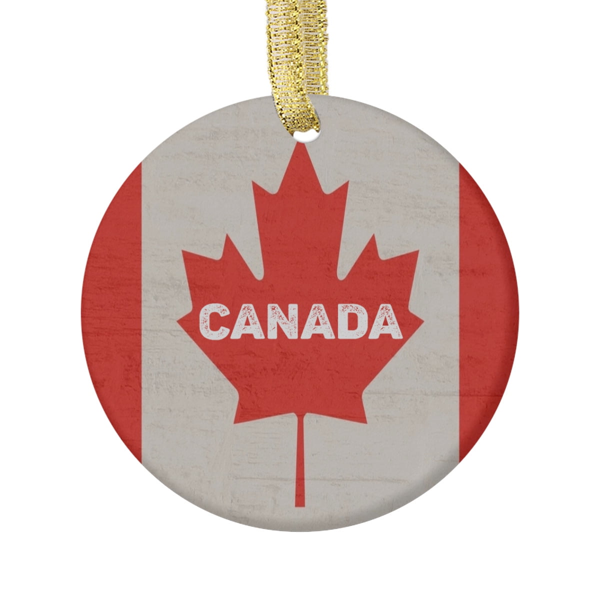Country Flag Canada Flag Canadian Keepsake Souvenir Ceramic Christmas ...