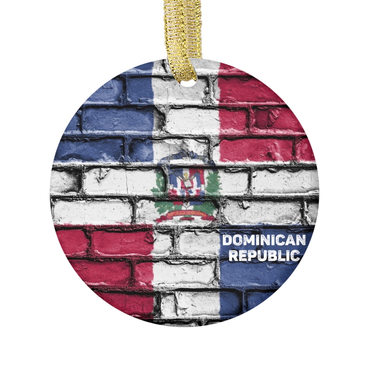 Country Flag Dominican Republic Flag Keepsake Souvenir Ceramic ...