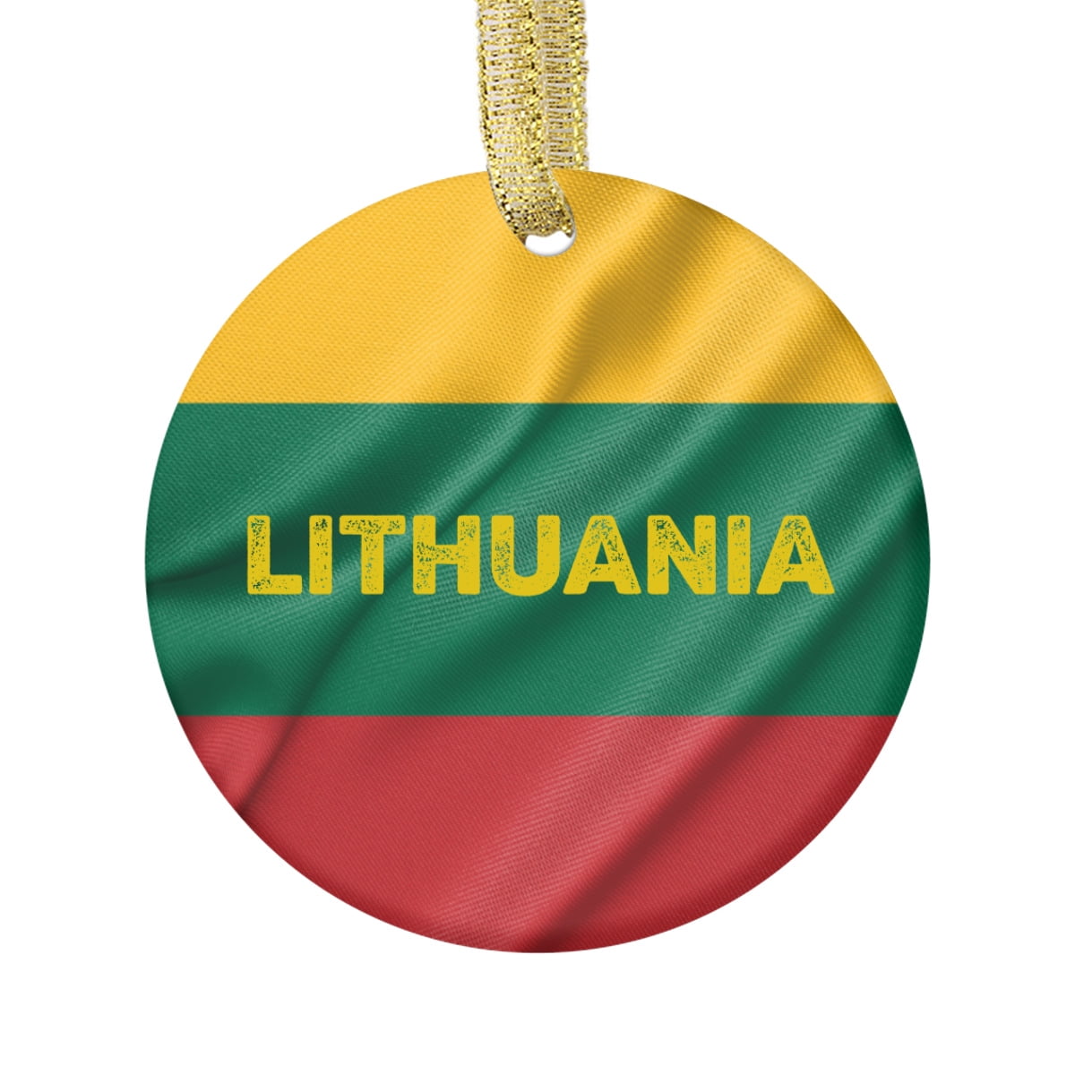 Country Flag Lithuania Flag Lithuanian Keepsake Souvenir Ceramic ...