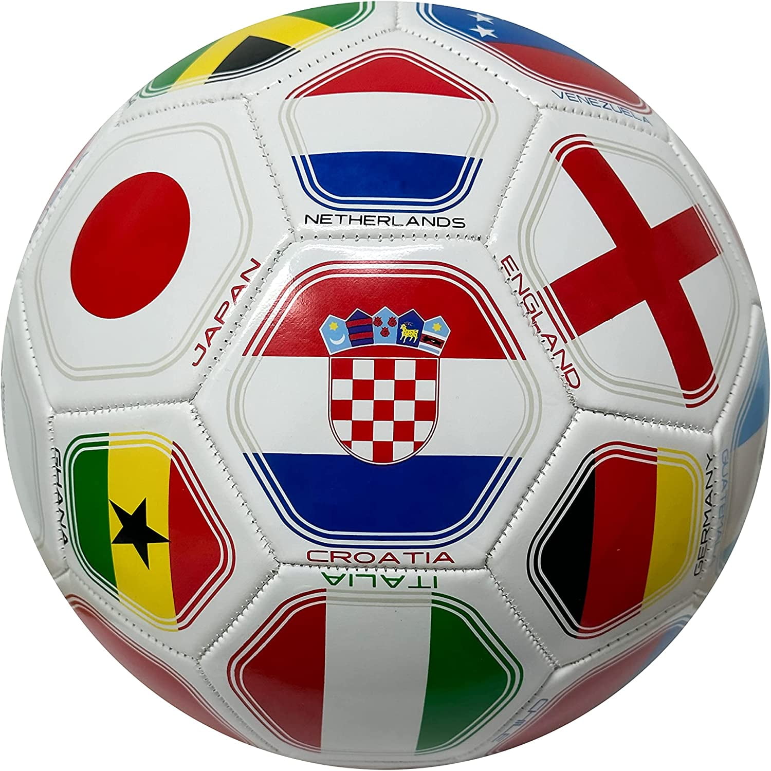 Country Flags Soccer Ball Size 5, World Club National Teams, Flag ...