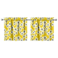 Vining Floral Marisol Semi Sheer Ombre Window Valance Swag 72 x 63 ...