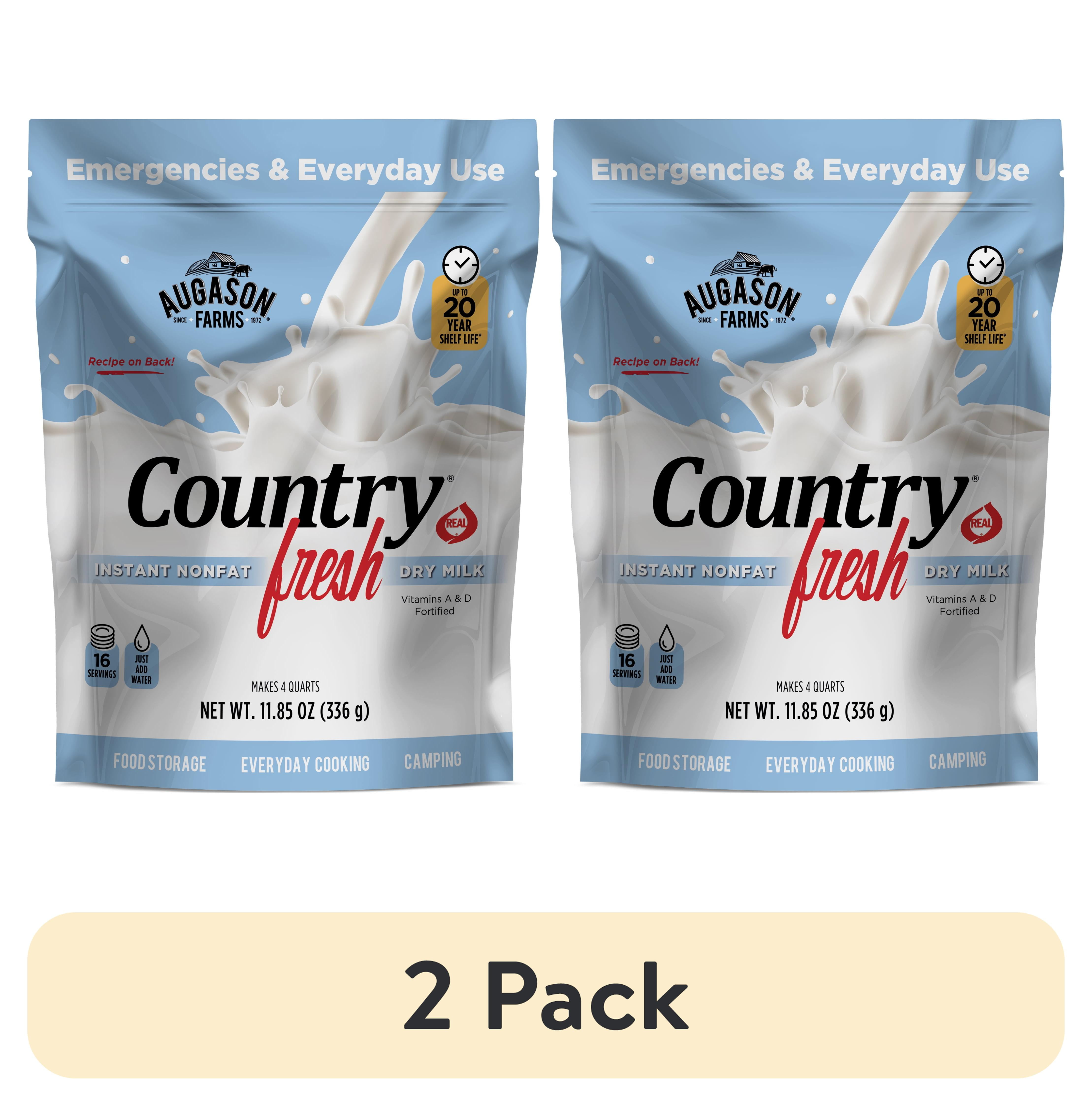 (2 pack) Country Fresh Dry Milk Pouch - Walmart.com