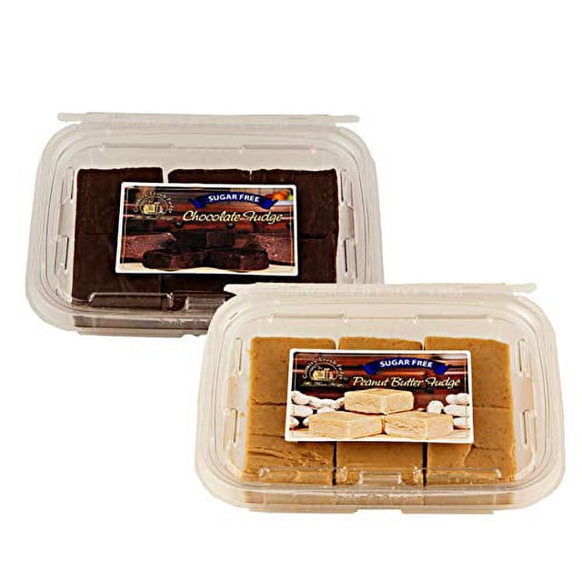 Country Fresh Sugar Free Chocolate & Peanut Butter Fudge, Variety 2 ...