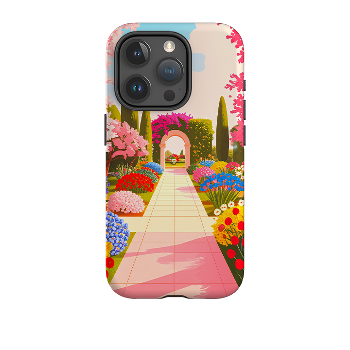 Country Garden Cottagecore Phone Case for iPhone 16 15 14 13 12 11 Pro ...