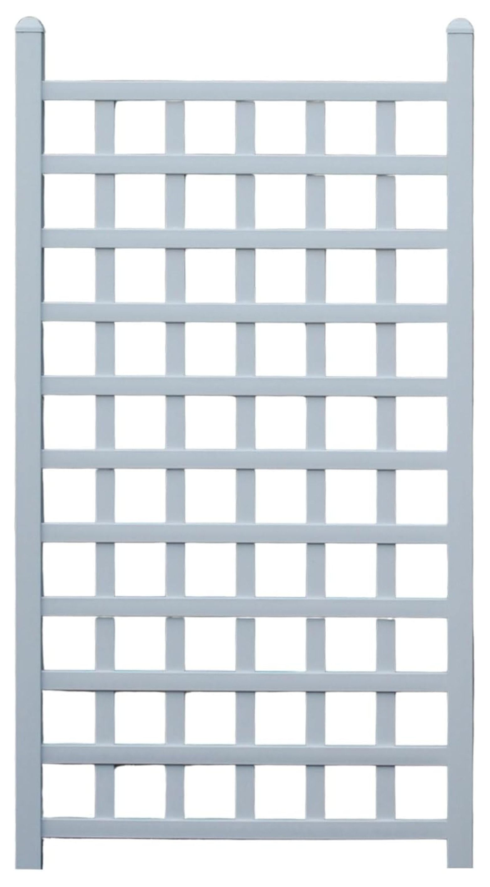 Country Garden Vinyl Trellis, Outdoor Plant Support Frame, White, 35" x ...