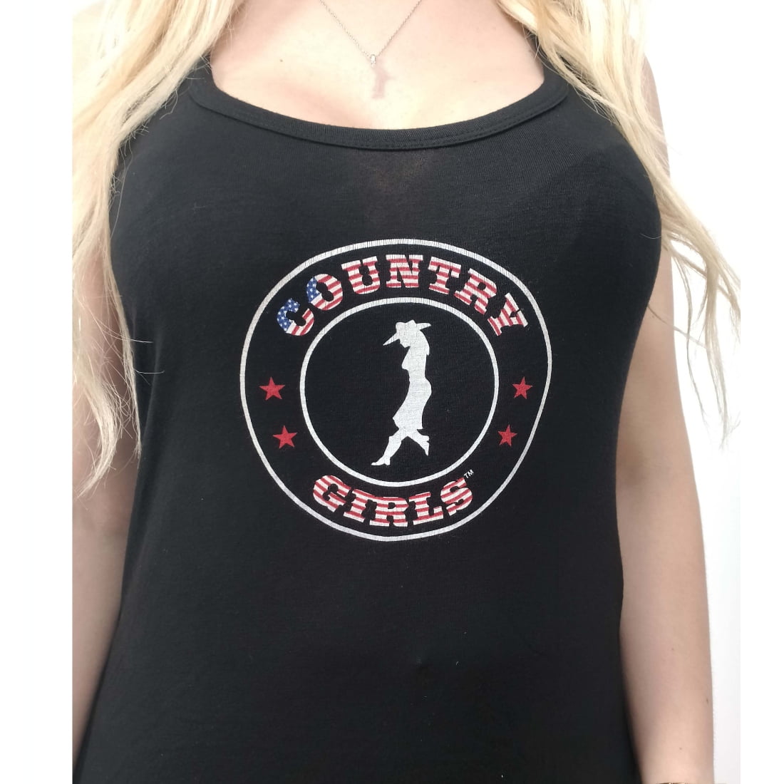 Country Girls Star Racerback Tank Top - Walmart.com
