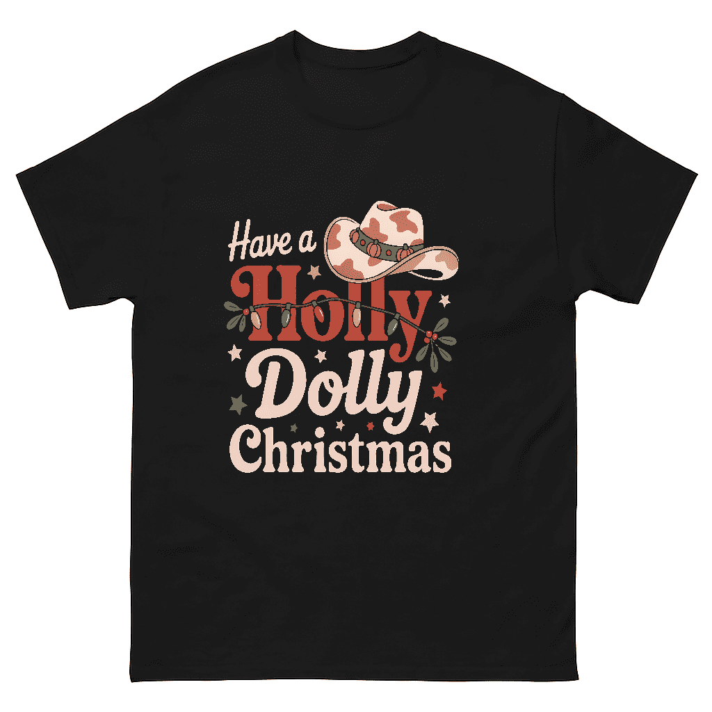 Country Glow Holly Dolly Country Holiday Southern Fun Unisex T-Shirt ...