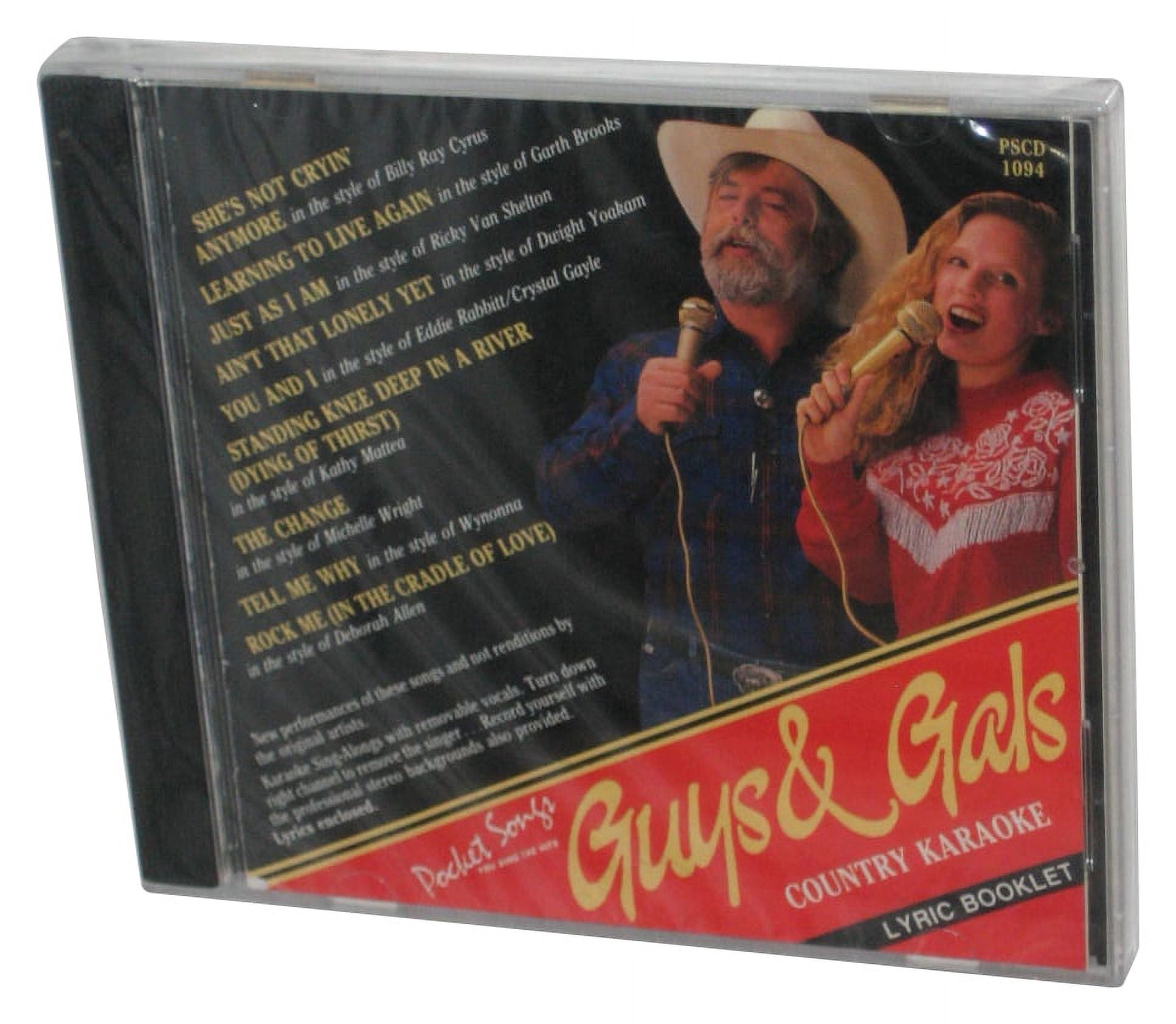 Country Guys & Gals Karaoke Audio Music CD - Walmart.com
