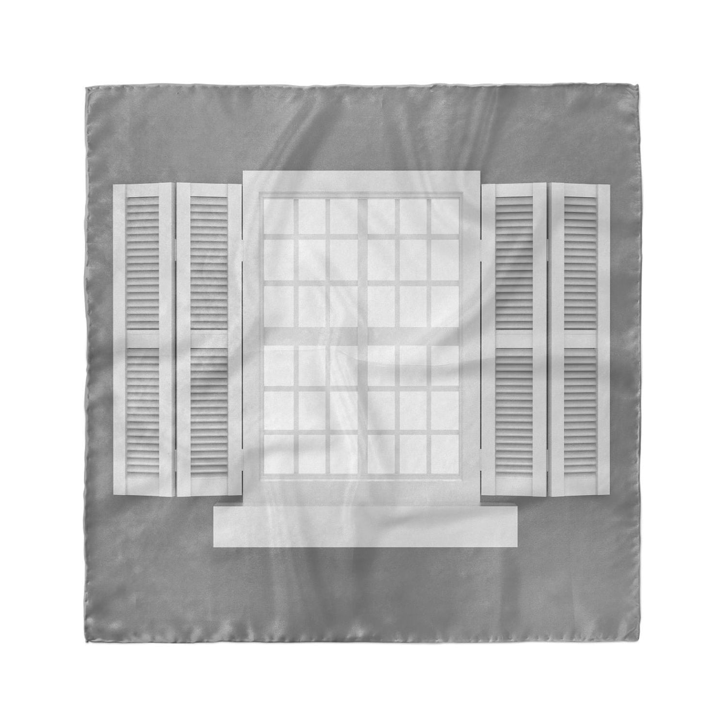 Country Head Scarf, Wooden Window Shutter, Head Wrap, 3 Sizes, by ...