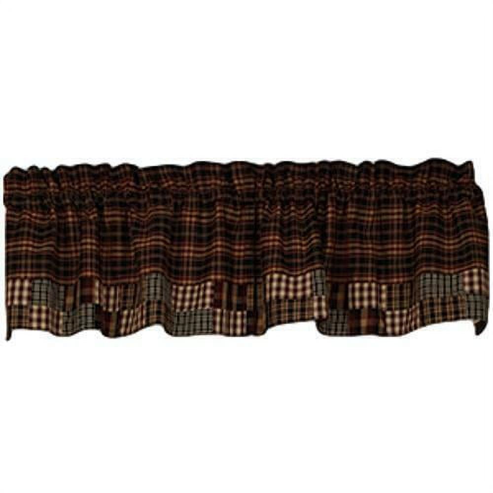 Country House Collection 98266 Village Patchwork Lined Valance, 14-inch ...