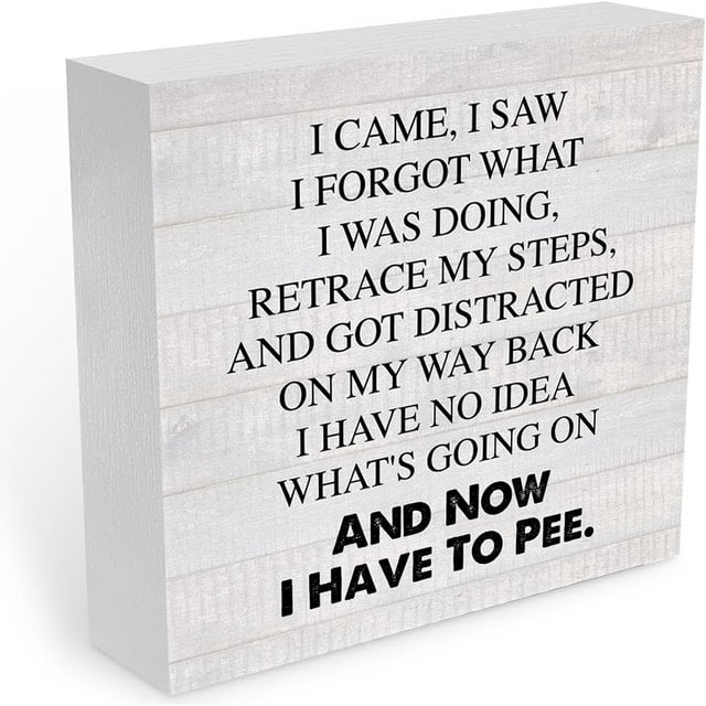 Country I Came I Saw I Forgot Sayings Prints Wall Art Decor Sign Funny ...