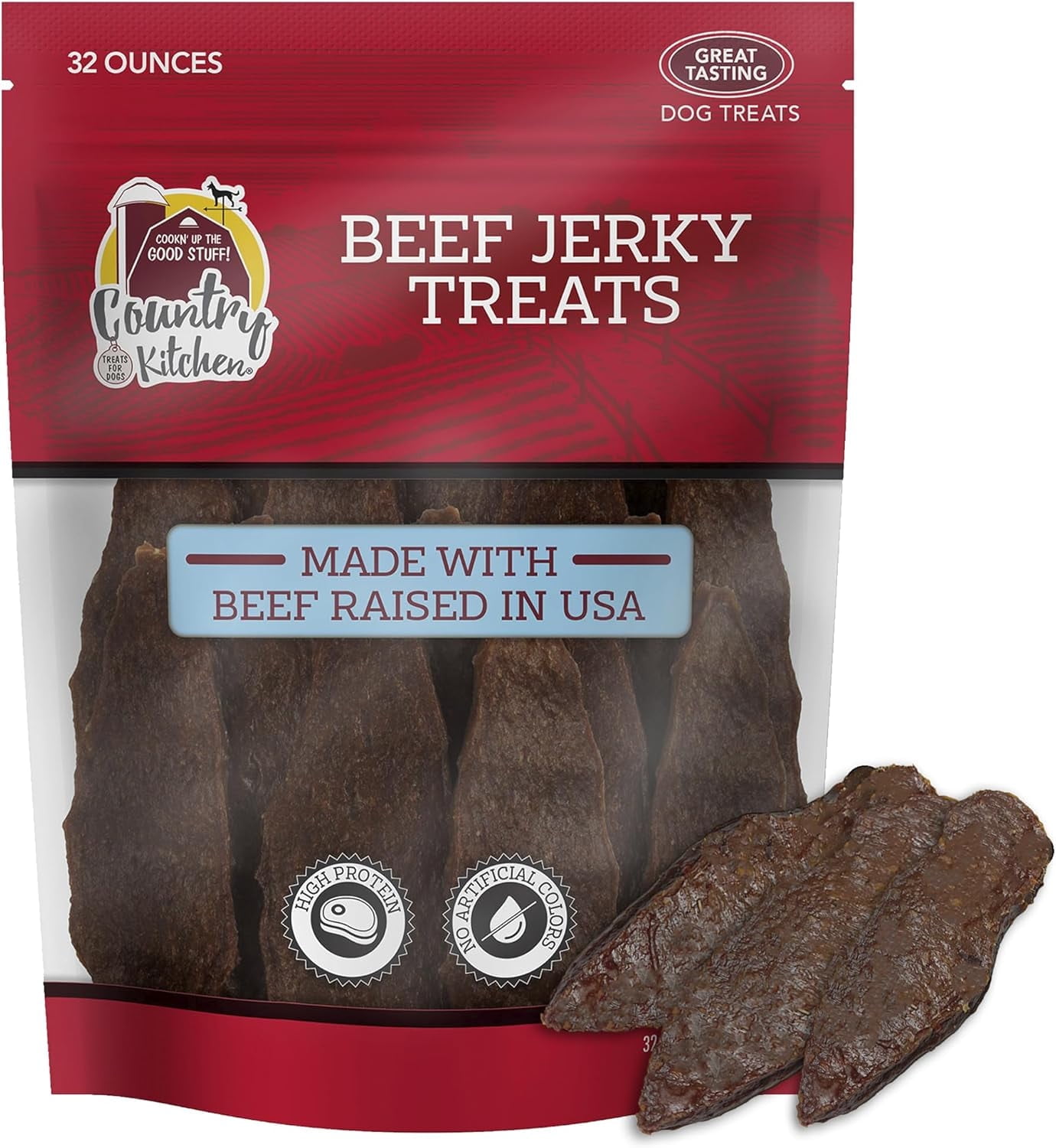 Country Kitchen Beef Jerky Tender Dog Treat (32oz 907g) - Walmart.com
